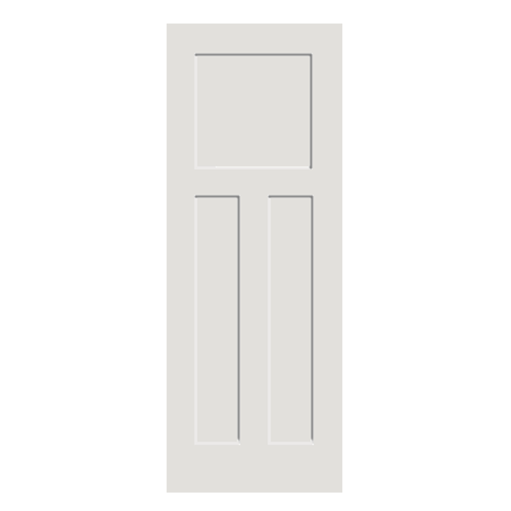 C35 3-Panel MDF Interior Door Slab – Remodelers Outlet