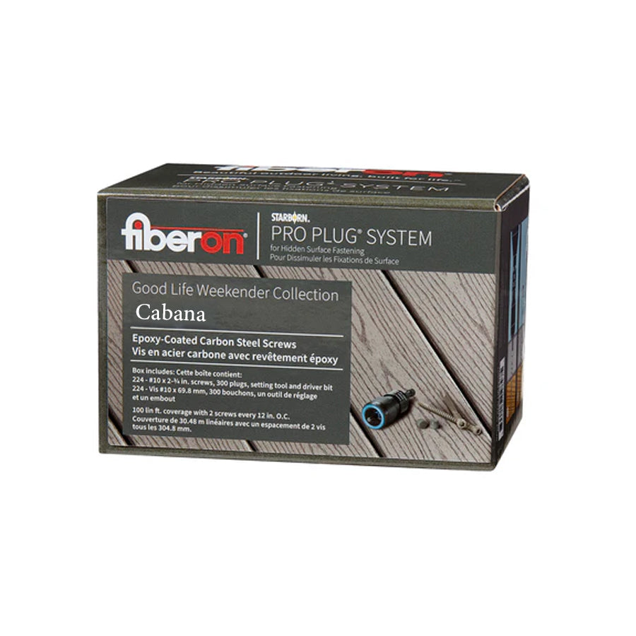 Cortex 2-3/4" Pro Plug Screws System - CABANA – Remodelers Outlet