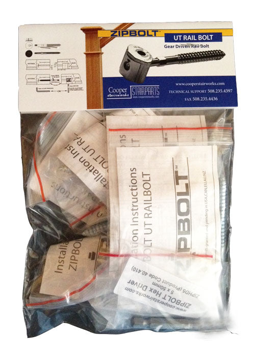 Zipbolt UT Railbolt 6 Pack – Remodelers Outlet