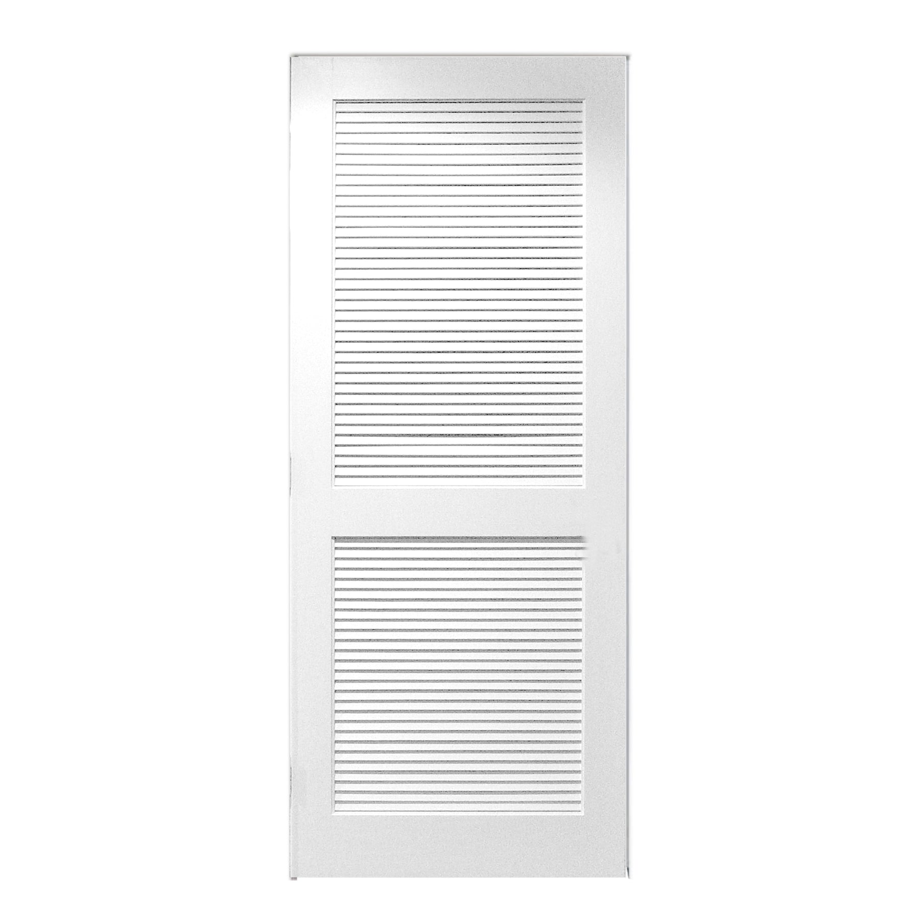 Primed Louver Prehung Doors, Primed Flat Jamb, No Casing – Remodelers ...