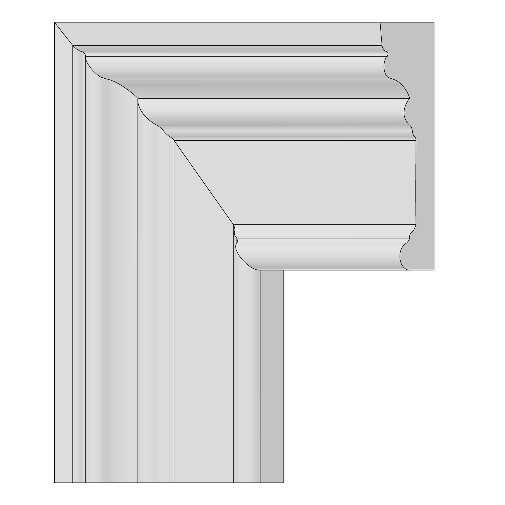 Windsor Casing Molding F 2 3/16" Casing Oak » Windsor Plywood®